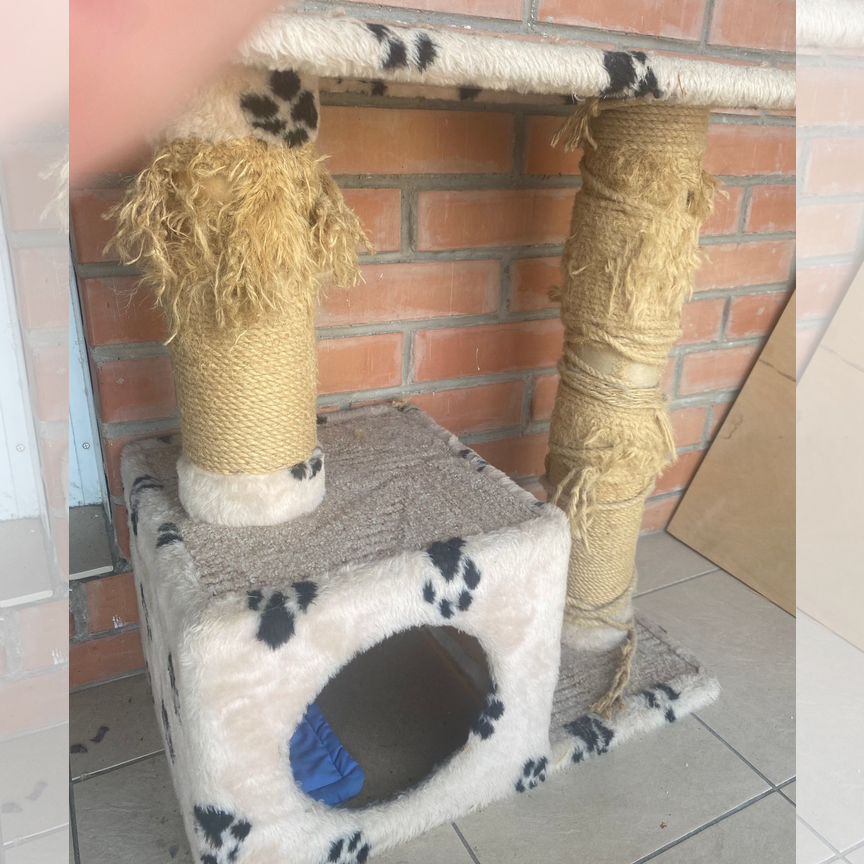 Домик для кота с когтеточкой бу