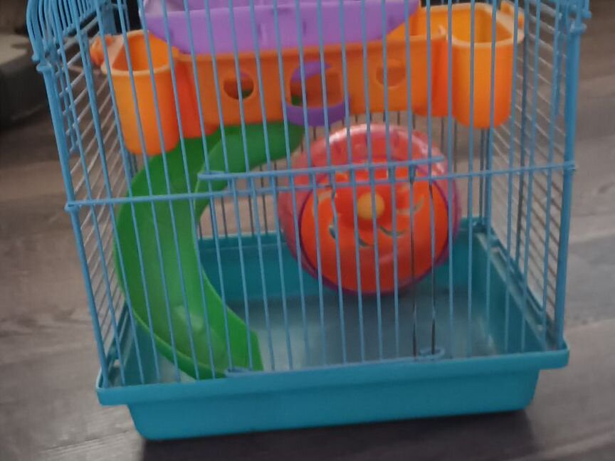 Клетка для хомяка с гокрой