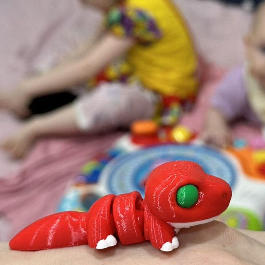 Игрушка ящерица 3Д антистресс