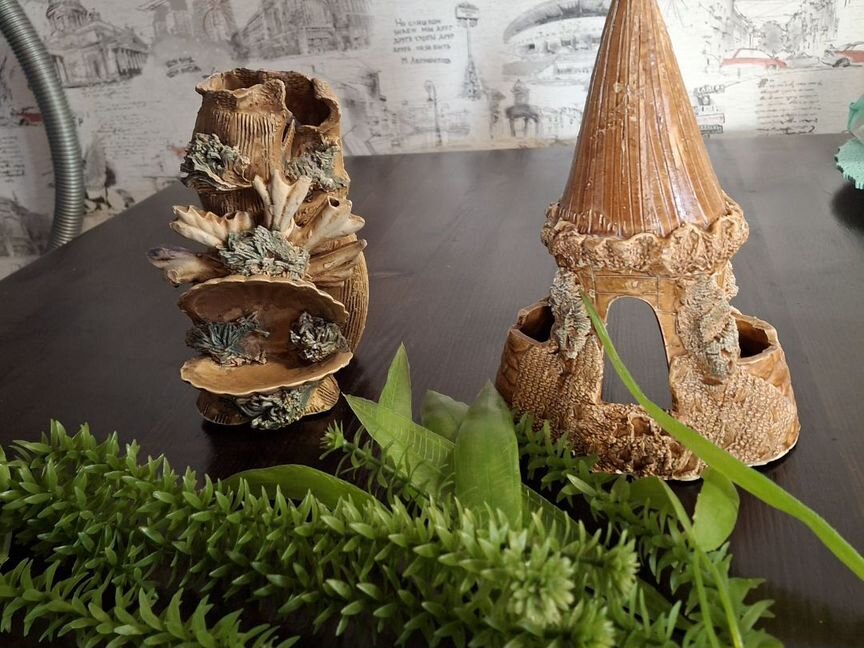 Грот замок для аквариума
