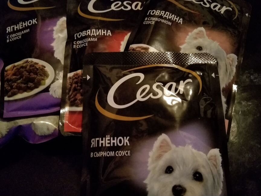 Влажный корм для собак Cesar