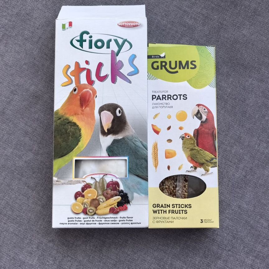 Лакомство для птиц Fiory Sticks,Grums