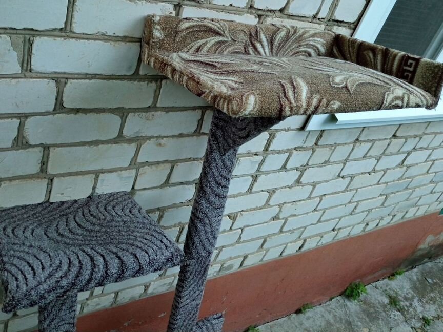 Лежанка ногтеточка дерево кошкам