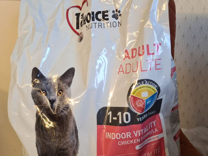 Корм для кошек 1ST choice vitality