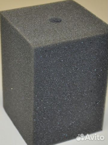 Губка-фильтр для аквариума 100x100x140мм