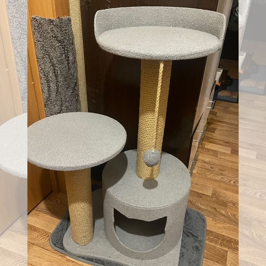 Домик для кошки с когтеточкой