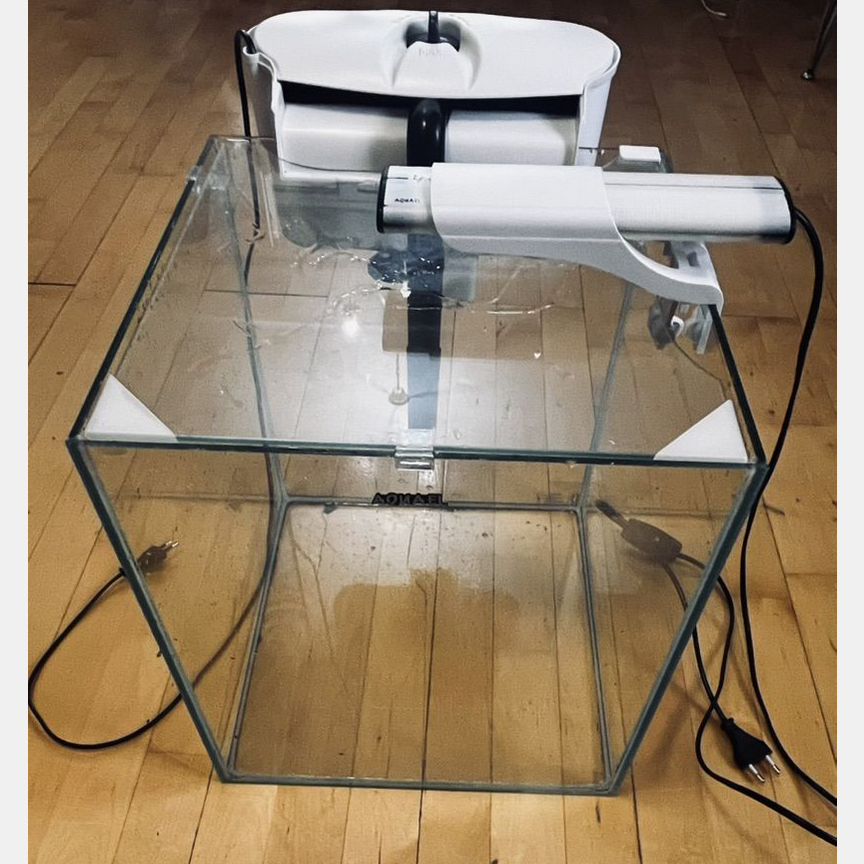 Аквариум aquael nano reef DUO куб, белый (49 л)