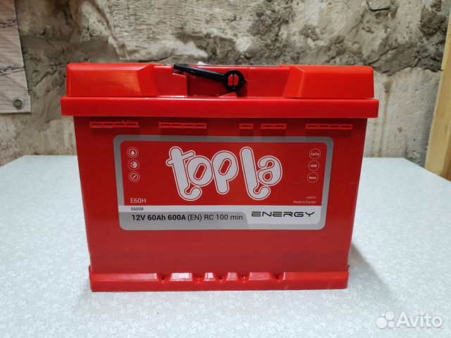 Аккумулятор Topla Energy 60 Ah купить в Белгороде по низкой цене Topla | Авито (7349662545)