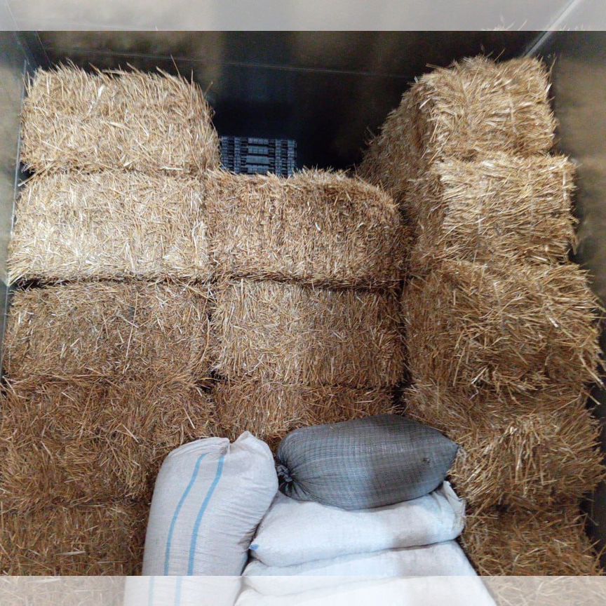 Солома в тюках с доставкой