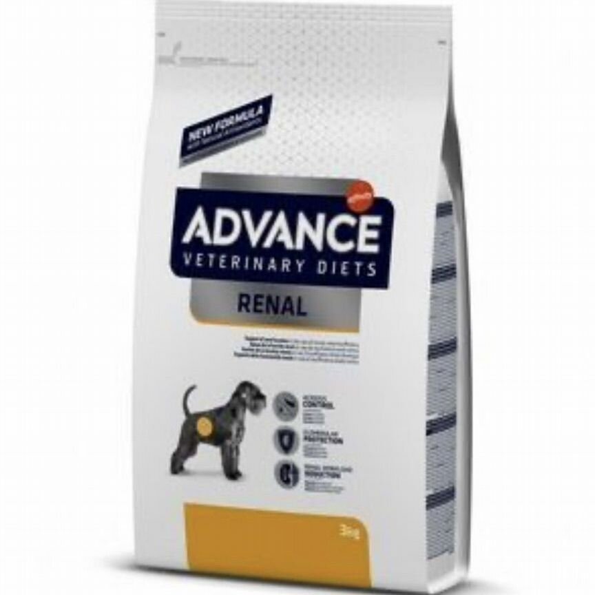 Advance Dog VetDiet Renal Диет/корм для почек, 3кг