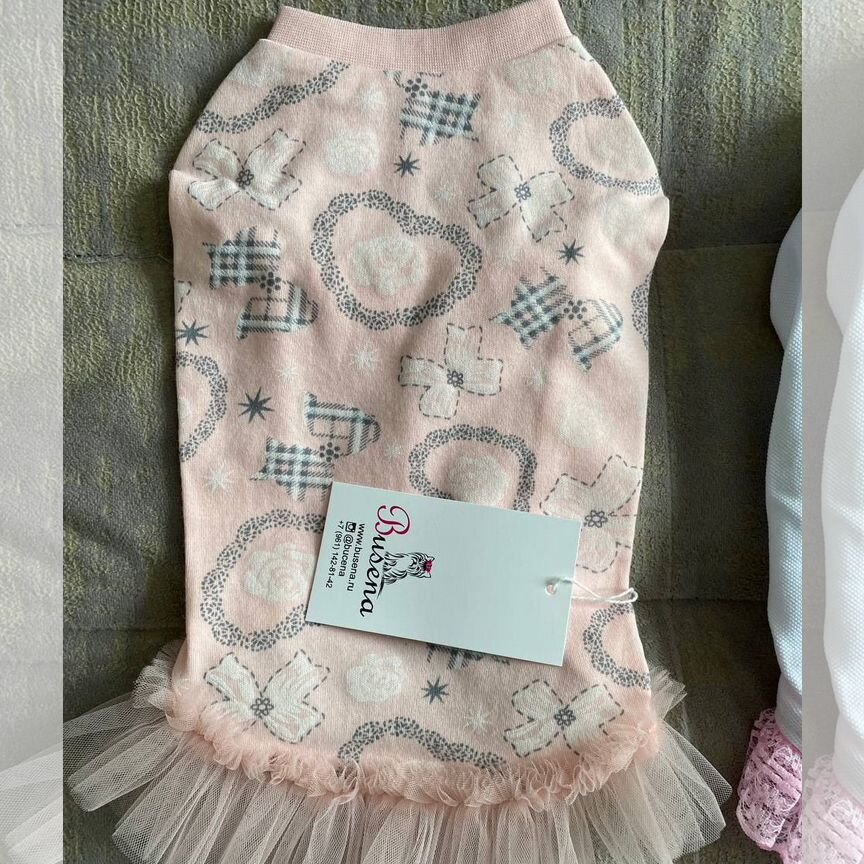 Одежда для собак платье