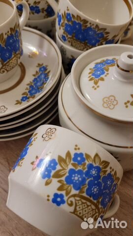 Чайный сервиз вербилки СССР купить в Москве | Хобби и отдых | Авито