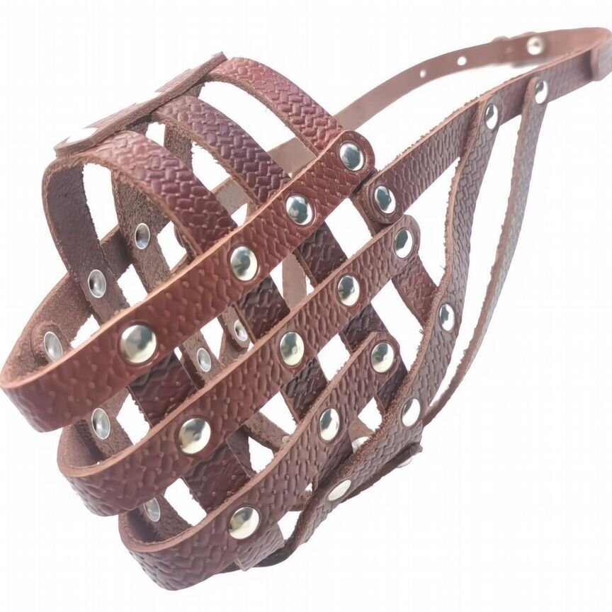 Новый кожаный намордник