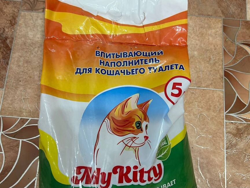 Наполнитель для кошачьего туалета комкующийся
