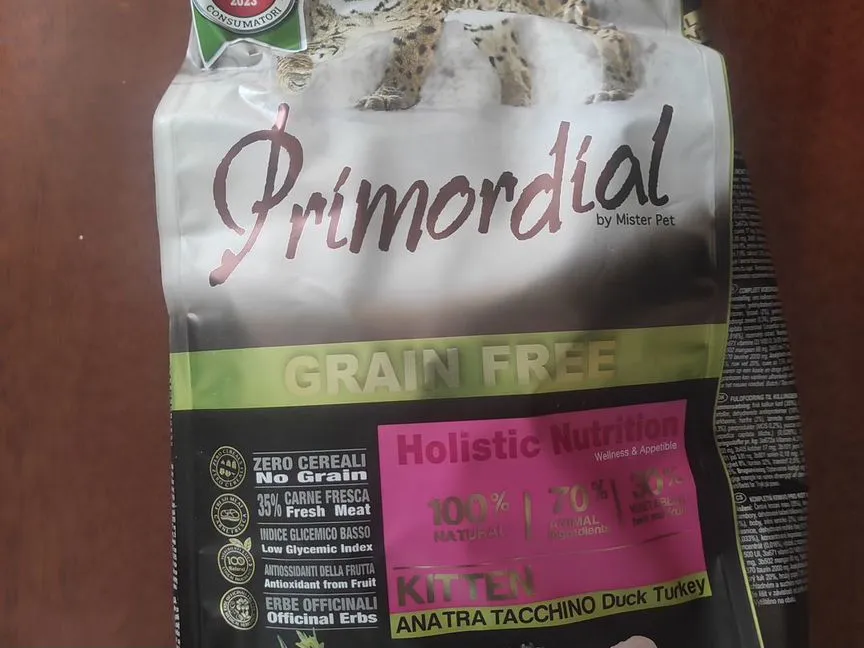 Корм primordial сухой для котят 2кг
