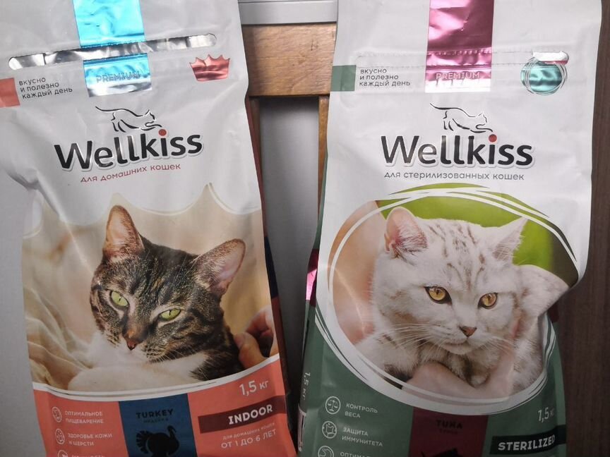 Сухой корм для кошек Wellkiss