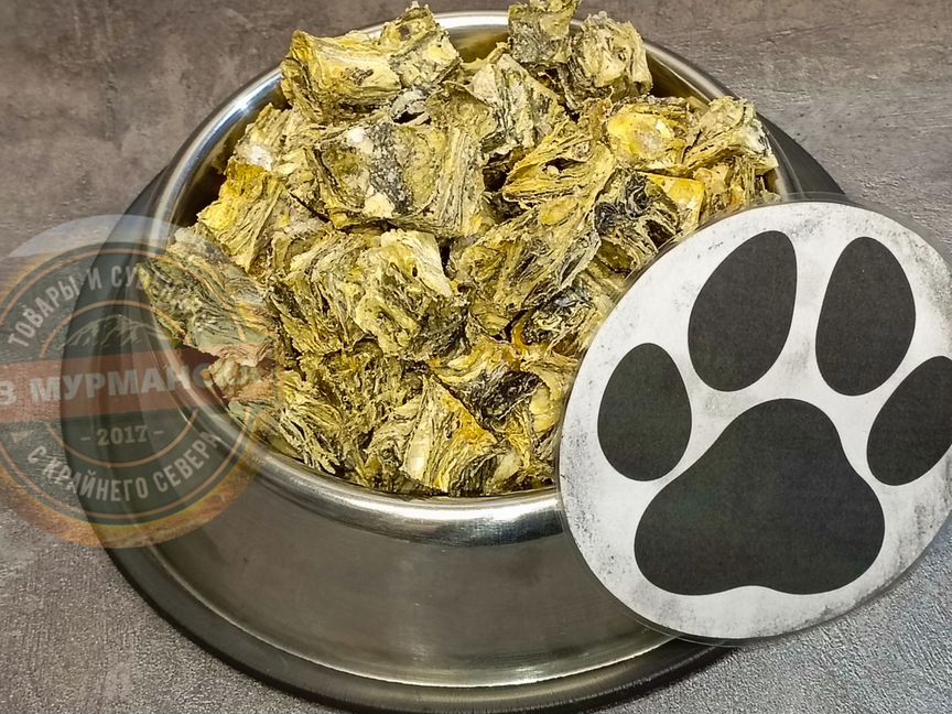 Лакомства с пользой для собак из рыбьей кожи