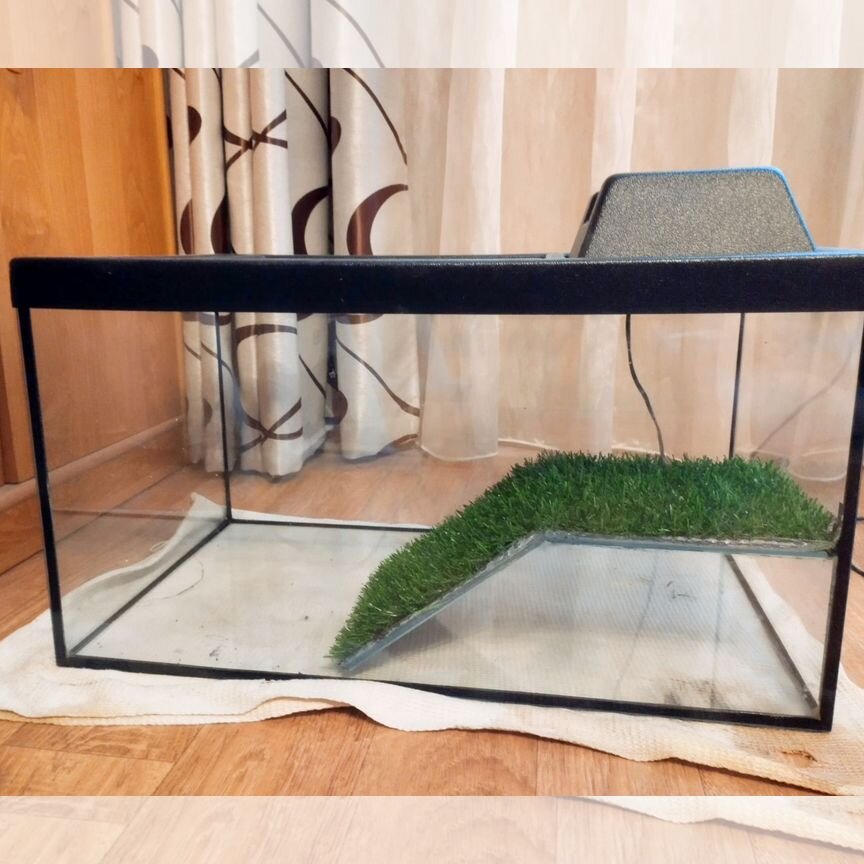 Акватеррариум для красноухой черепахи
