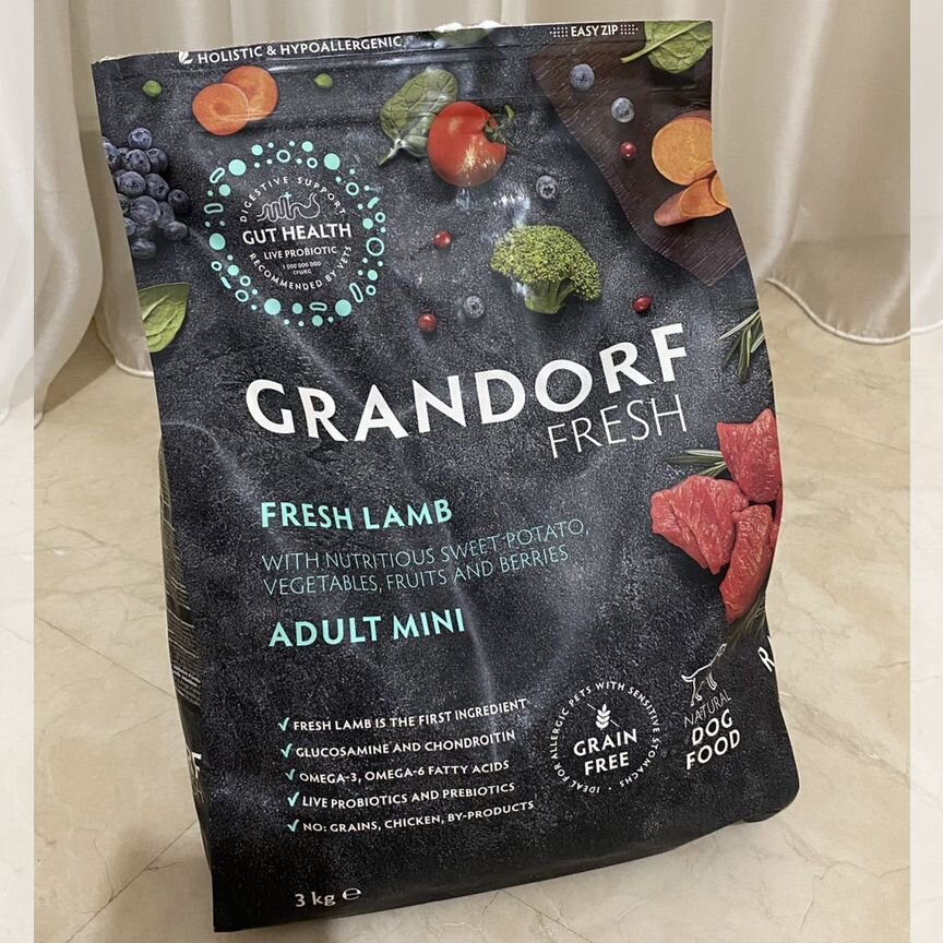 Корм для собак grandorf 3 кг