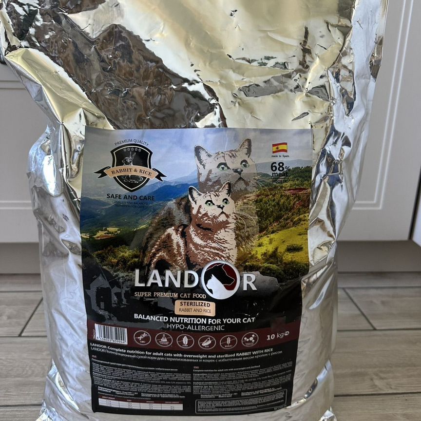 Сухой корм для кошек Landor