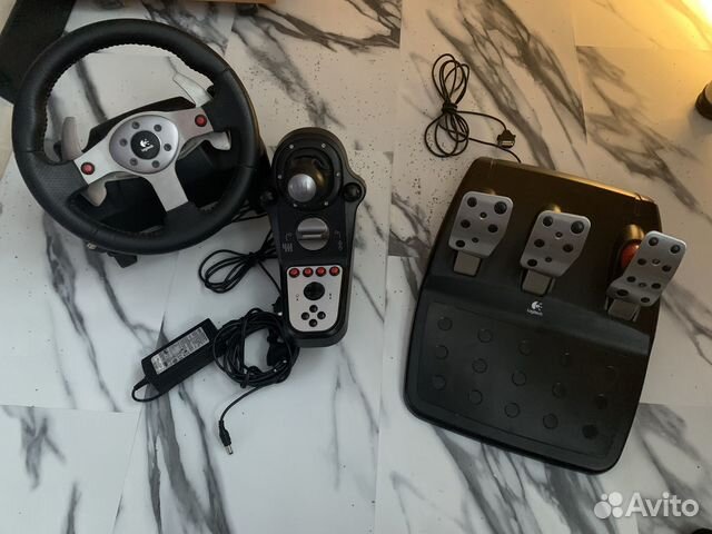 Руль игровой Logitech G25 купить в Москве | Электроника | Авито