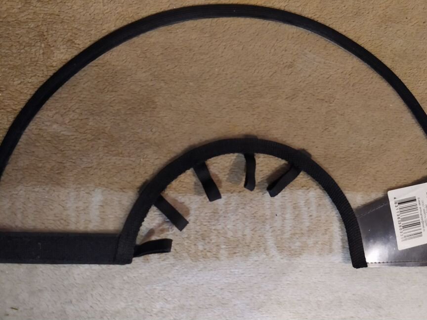 Воротник защитный для кота на липучке 12.5 см