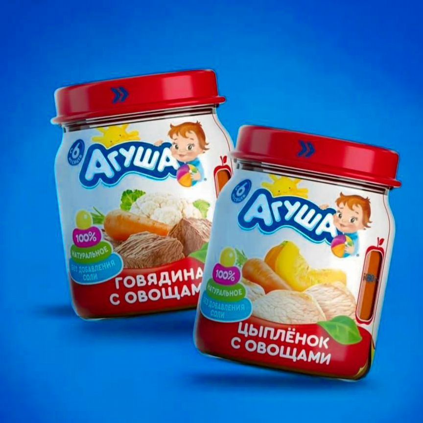 Мясоовощное пюре Агуша