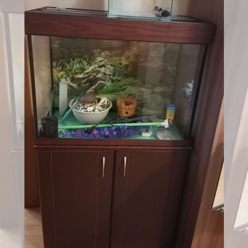 Аквариум с тумбой 100л
