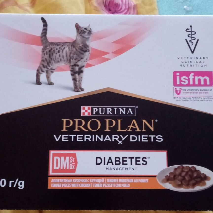 Влажный корм для кошек proplan diabetes