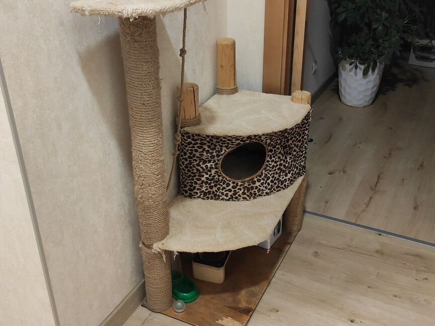 Когтеточка домик для кошки