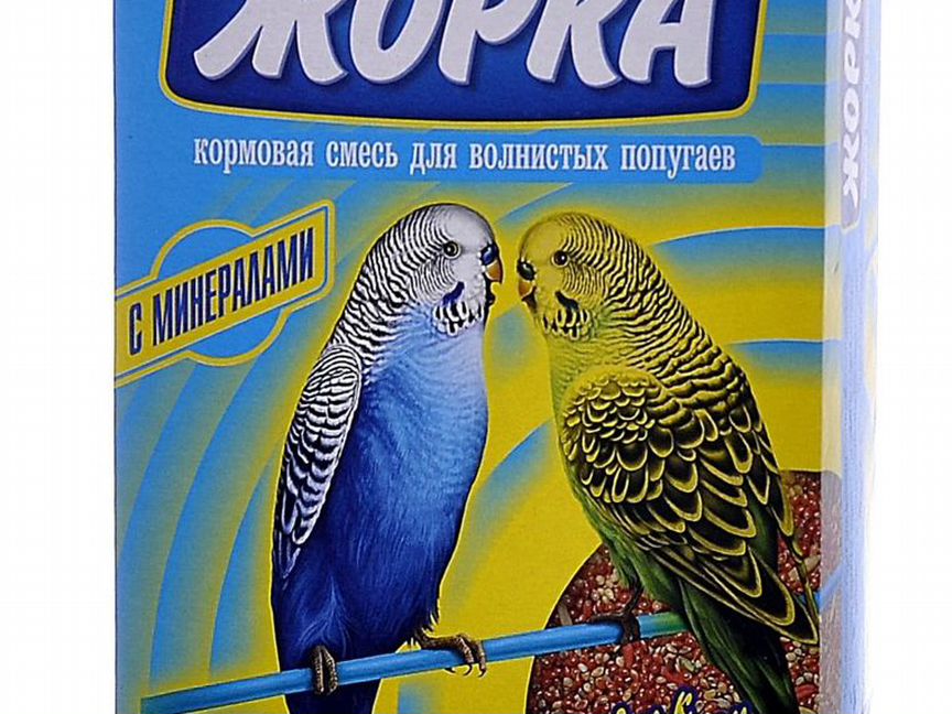 Жорка для волнистых попугаев с минералами (коробка