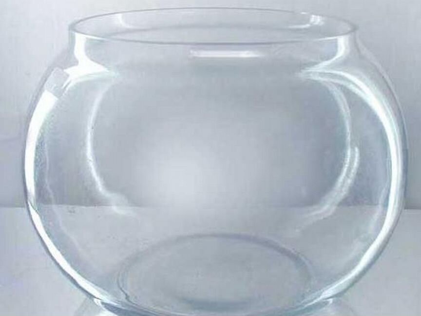 Аквариум круглый 18 литров. Без трещин и сколов