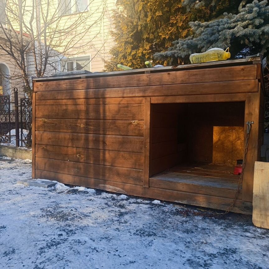 Будка очень хорошая теплая