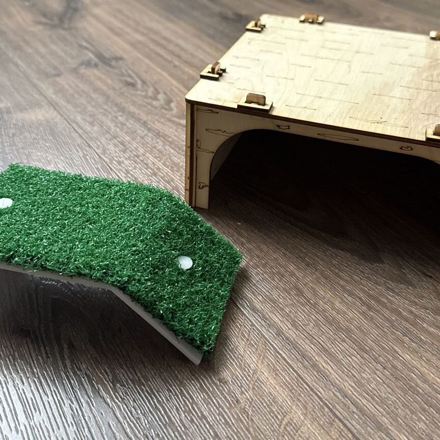 Домик и мостик для черепахи