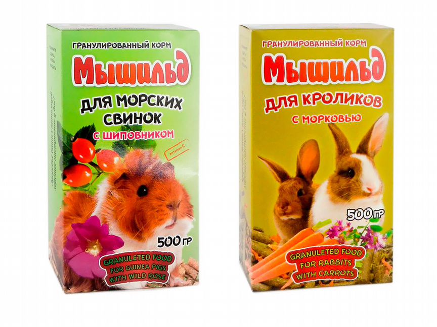 Гранулированные корма для грызунов