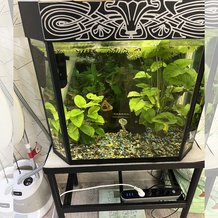 Аквариум с подставкой 150л