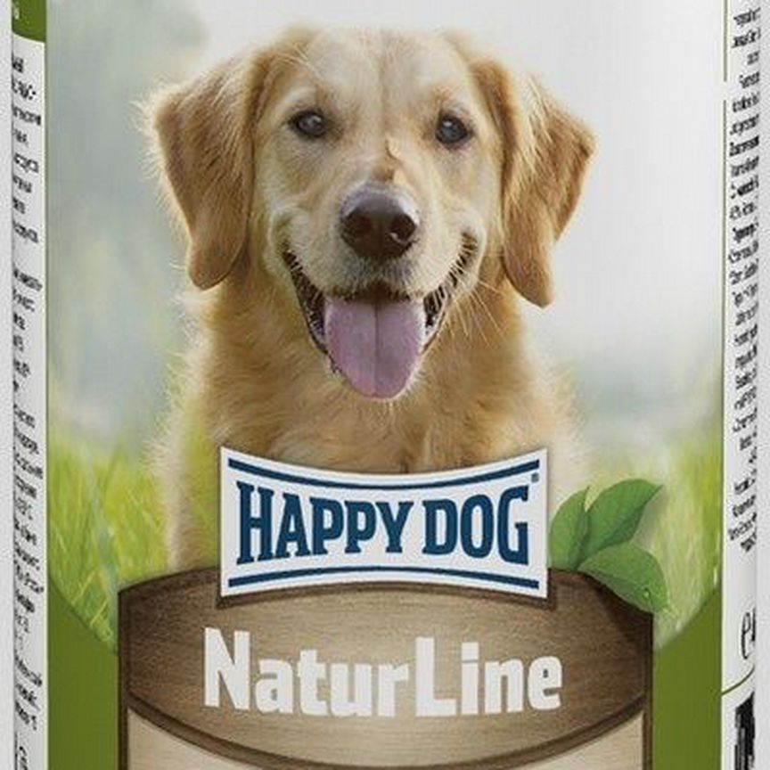 Happy dog кусочки в фарше для собак: ягненок с рис