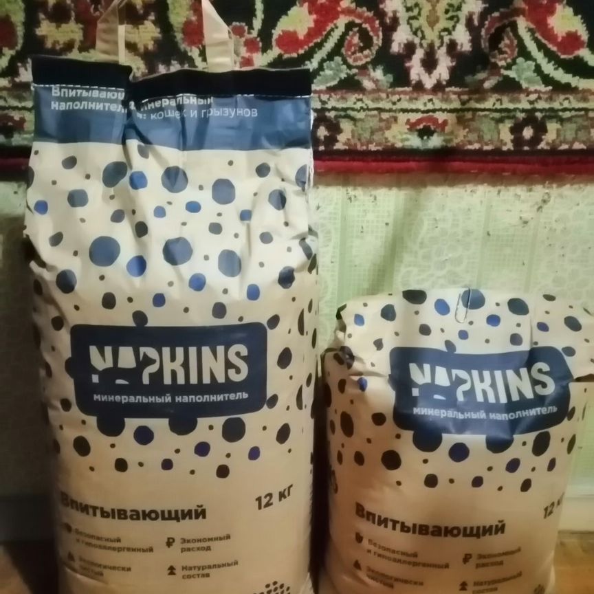 Наполнитель для кошачьего туалета минеральный