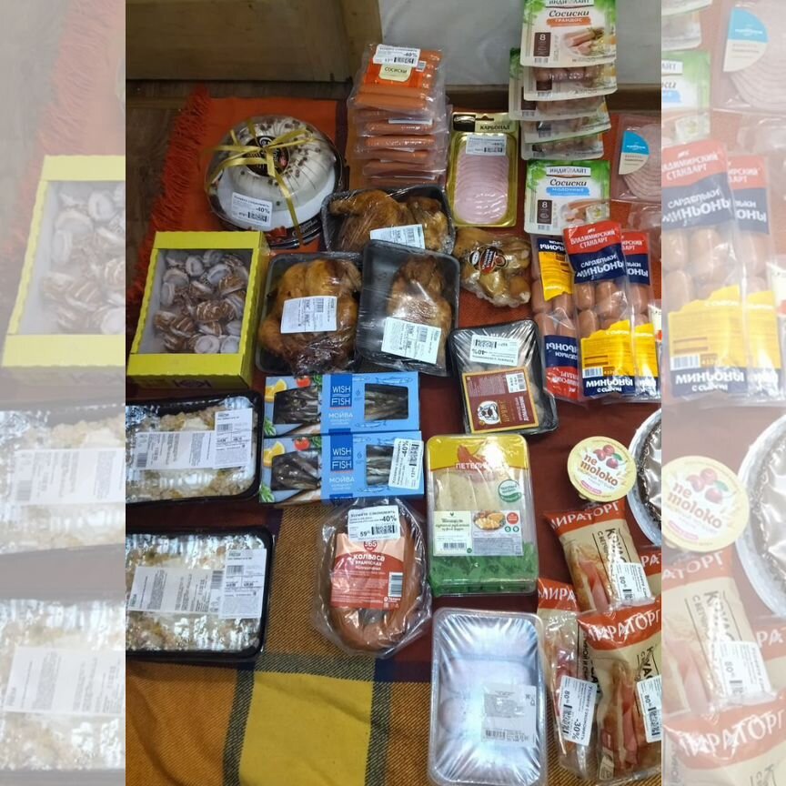 Продукты в корм животным
