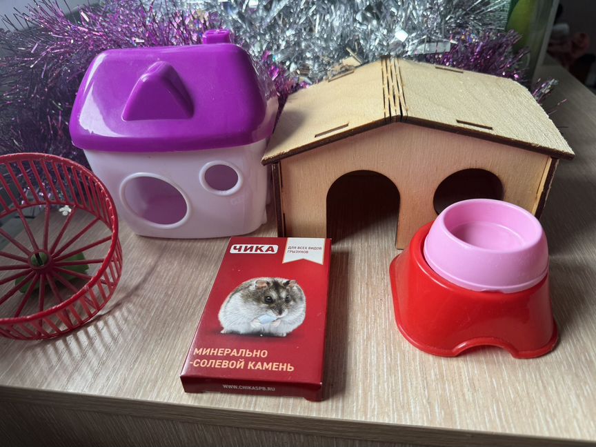 Продам домики,миски для хомячков