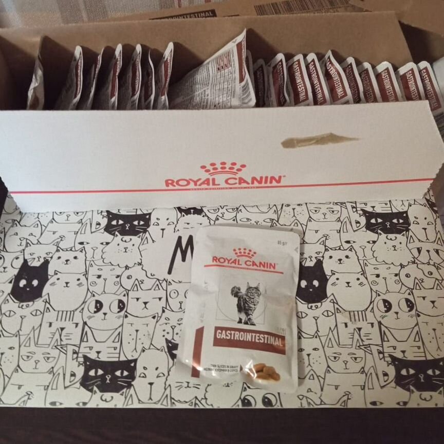 Корм для кошек royal canin gastrointestinal влажны
