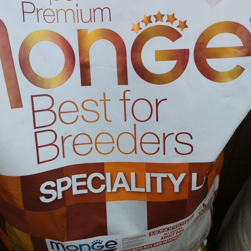 Монж Specialitii корм,с ягненком для собак 15 кг