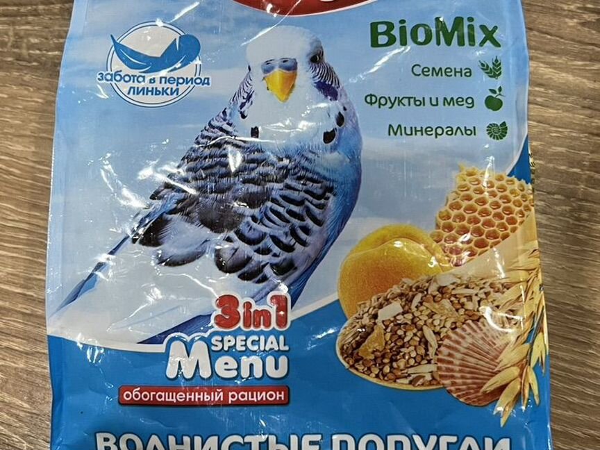Корм для попугаев