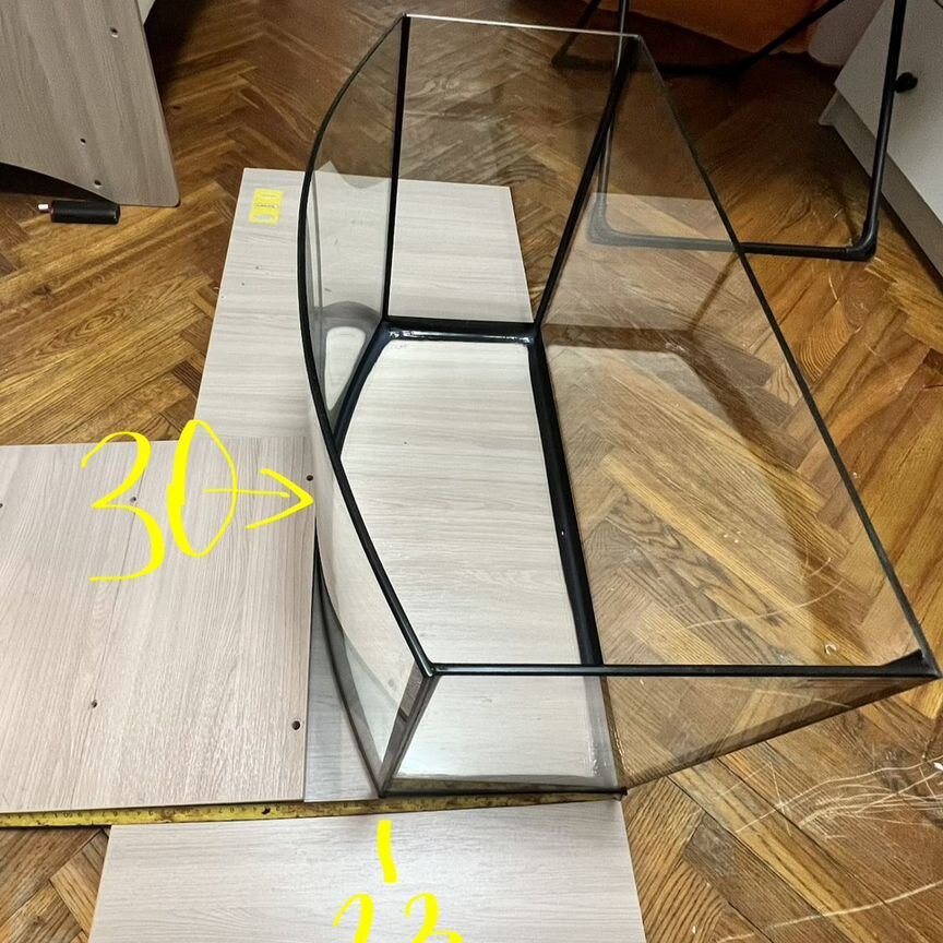 Аквариум AquaPlus 70 (600х300х400-5), 62 л