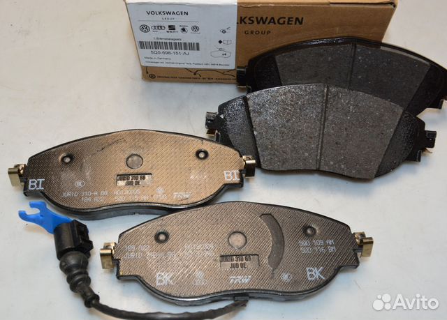 Тормозные колодки передние 5Q0698151AJ VAG купить в Санкт-Петербурге ...