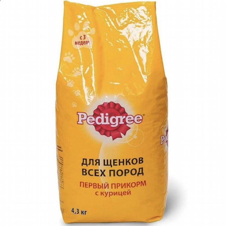 Корм для щенков первый прикорм Pegigree