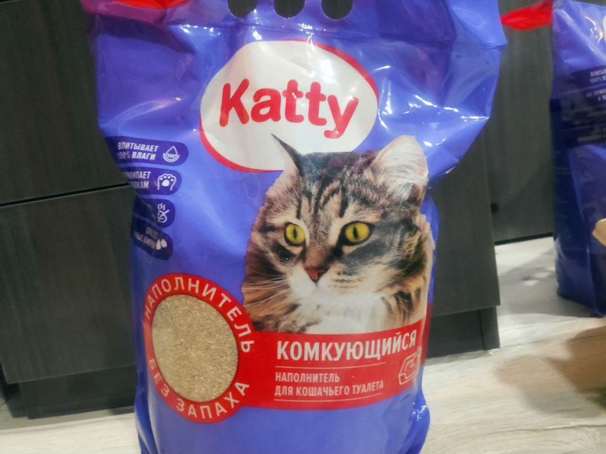 Наполнитель для кошачьего туалета Katty 5 кг