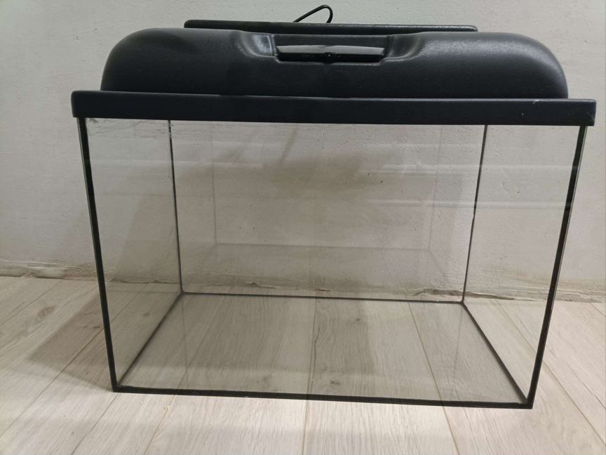 Аквариум+компрессор+растения декоративные 3 шт