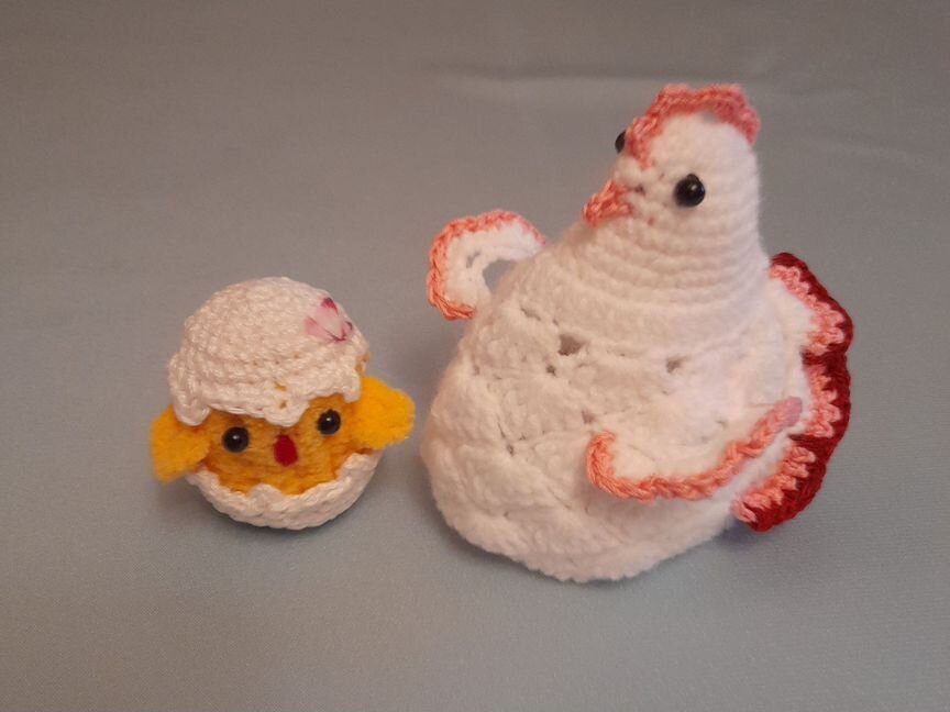 Курочка с цыпленком