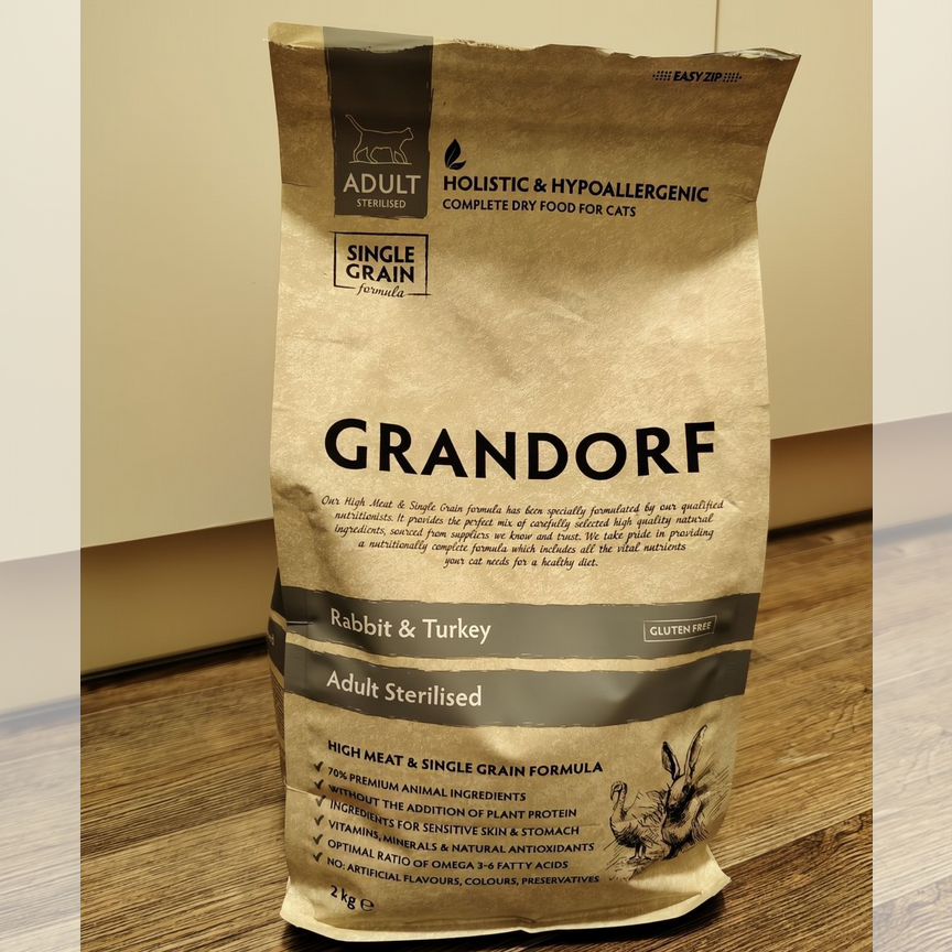Grandorf Sterilised сухой корм для кошек 2кг